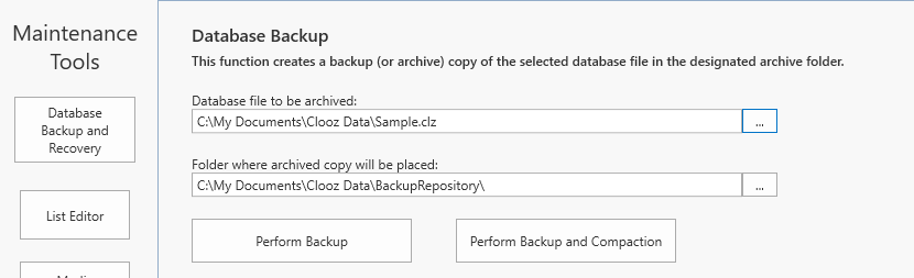 Database Backup and Recovery