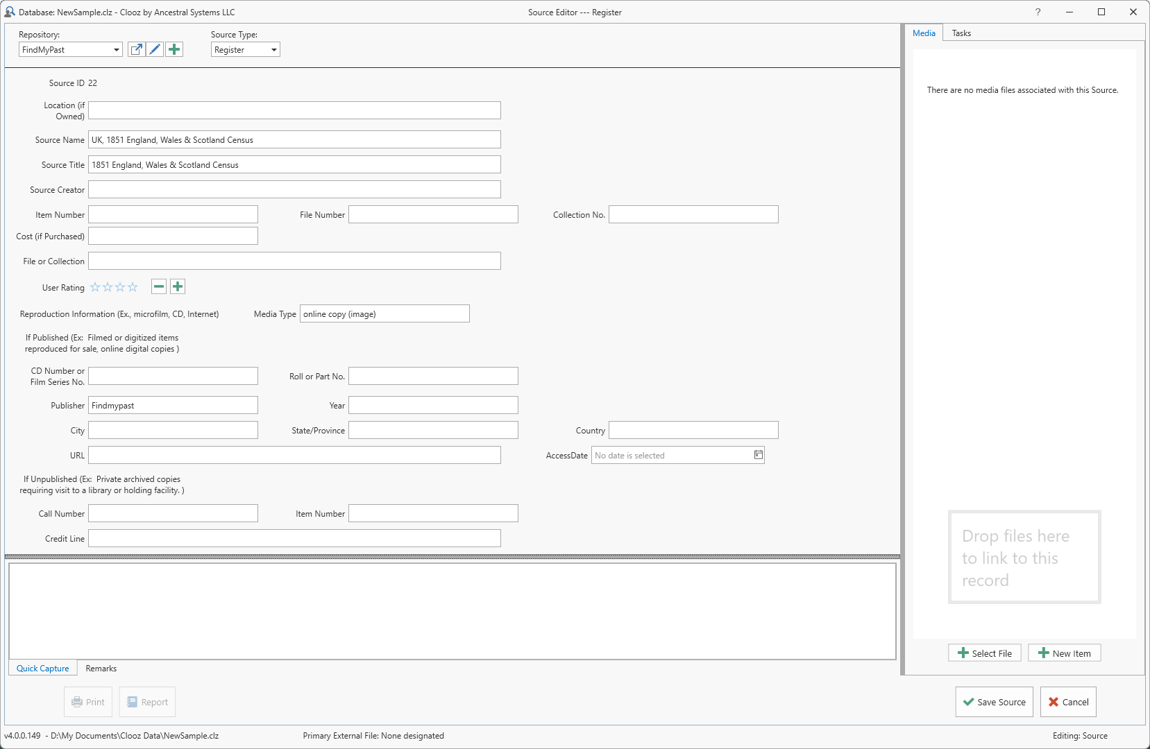 Editing Source Records